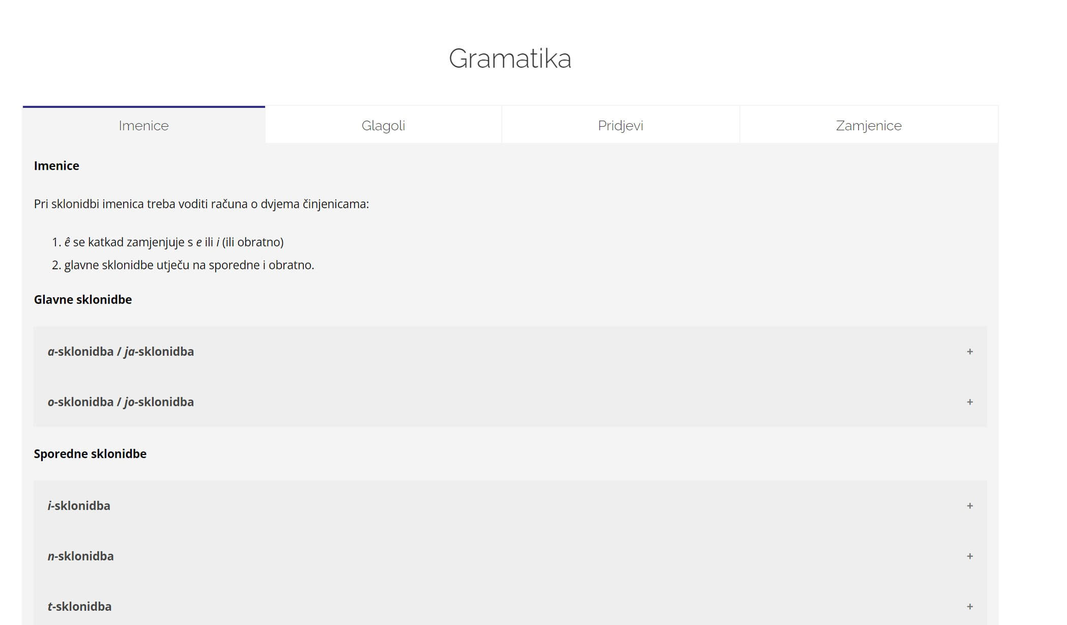 Gramatika – Staroslavenski institut